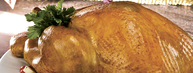 Pavo horneado con salsa de mortiños - Supermaxi