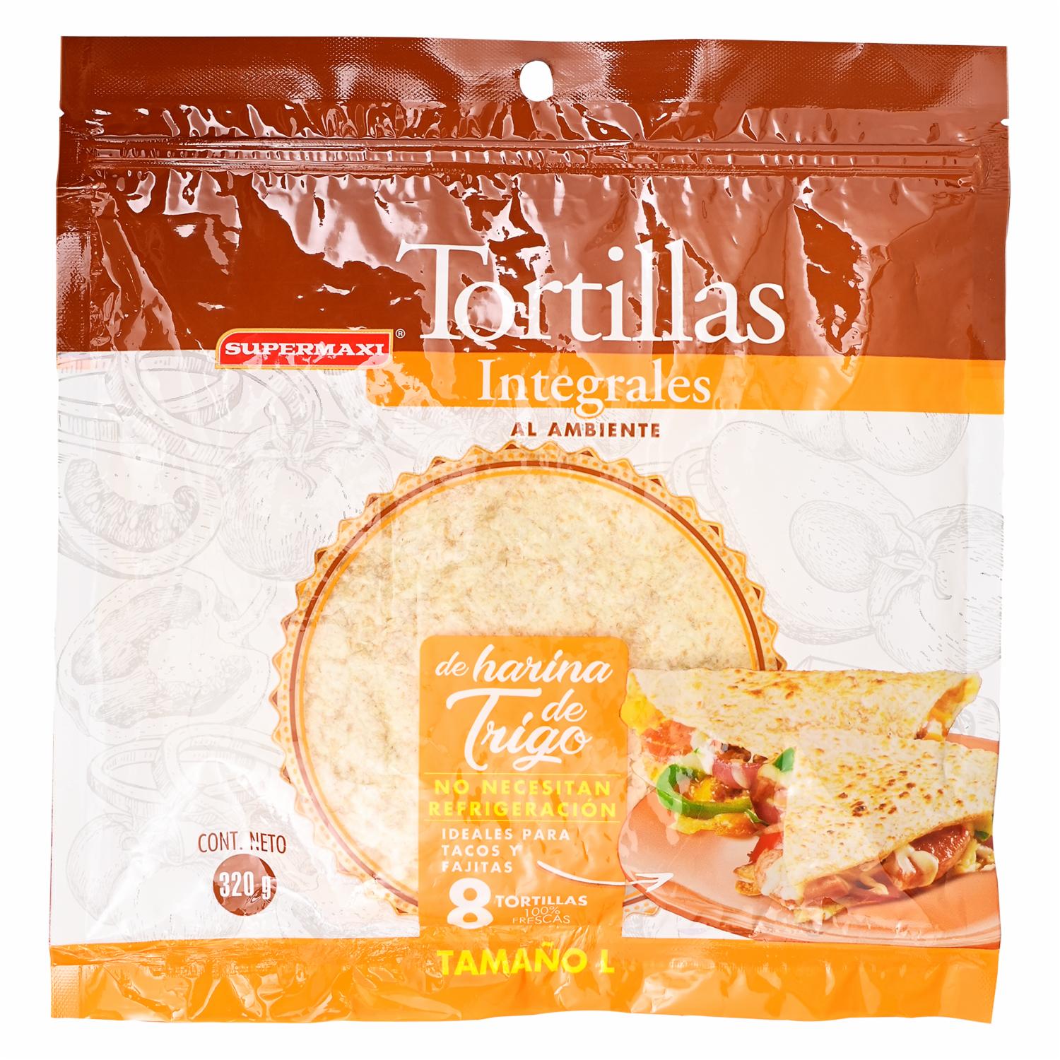 Tortilla Integral Al Ambiente SUPERMAXI 320 G - Supermaxi