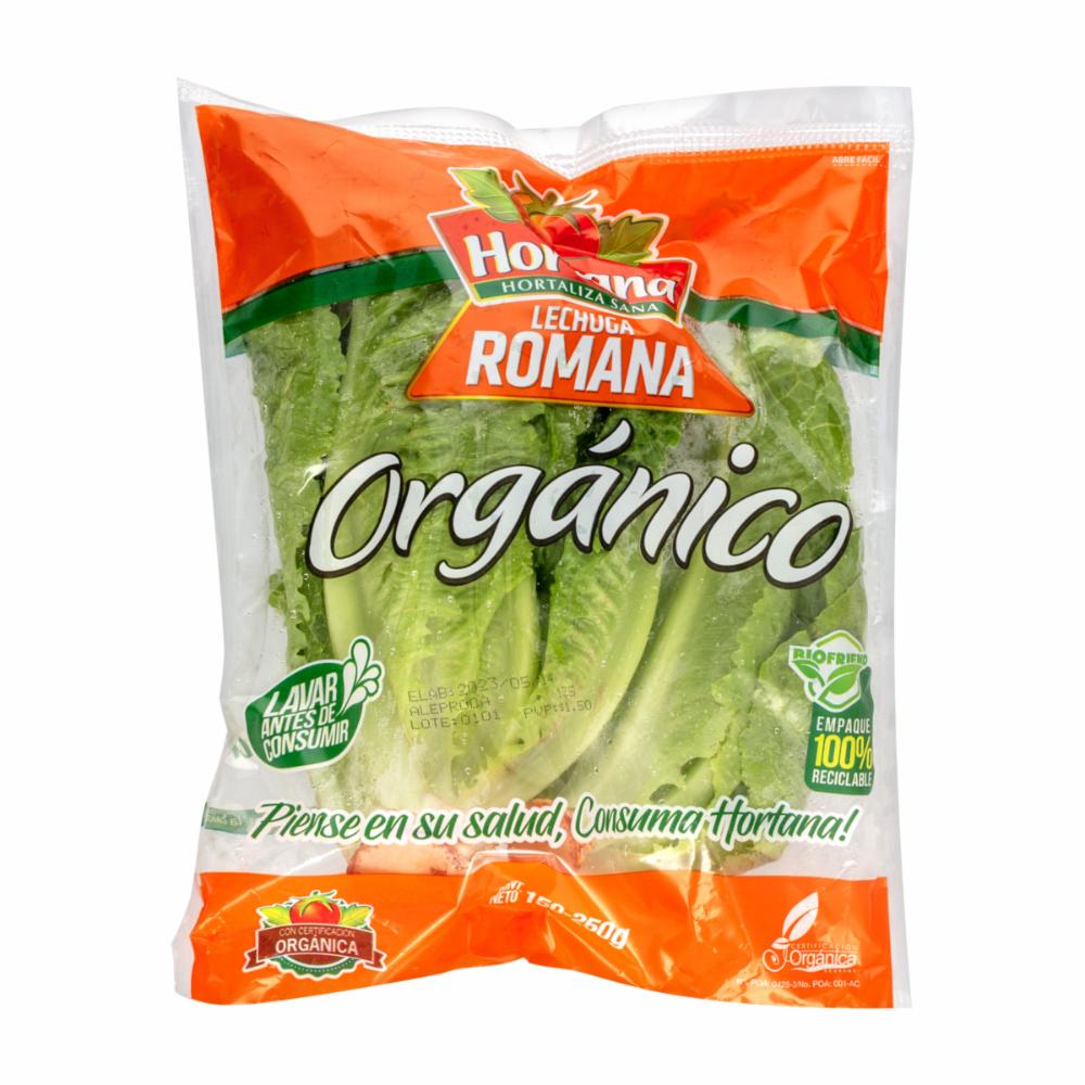 Lechuga Orgánica Romana HORTANA 200G - Supermaxi