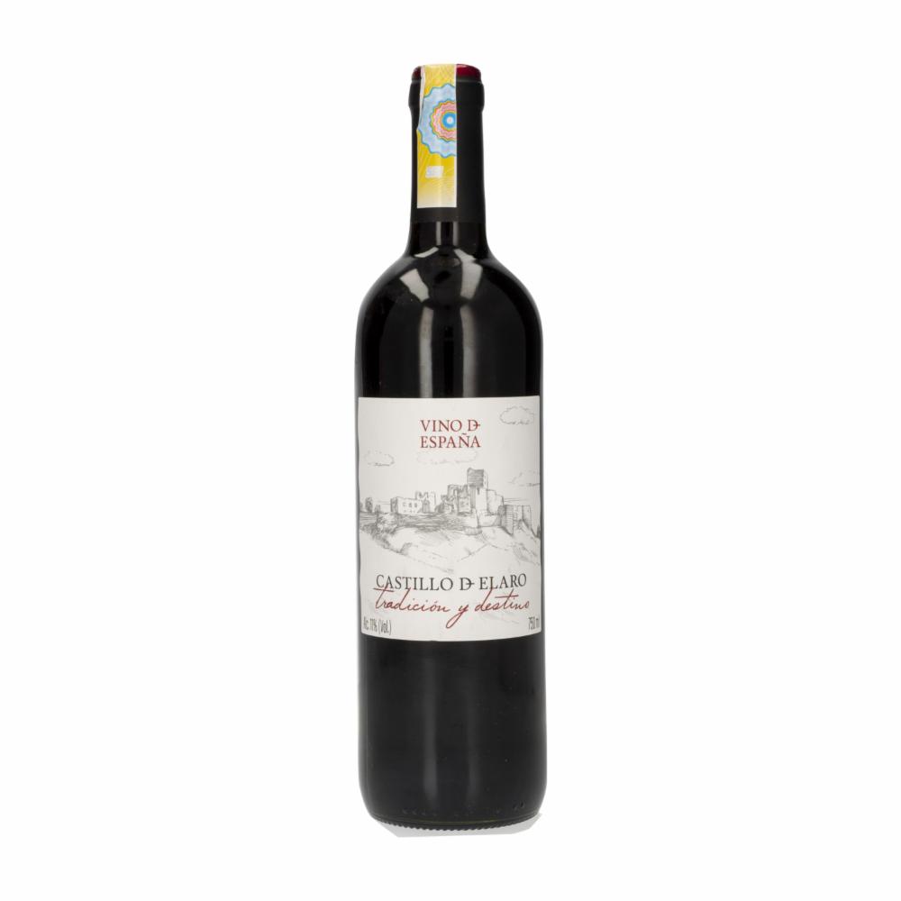 Vino Tinto Español CASTILLO D ELARO 750 Ml - Supermaxi