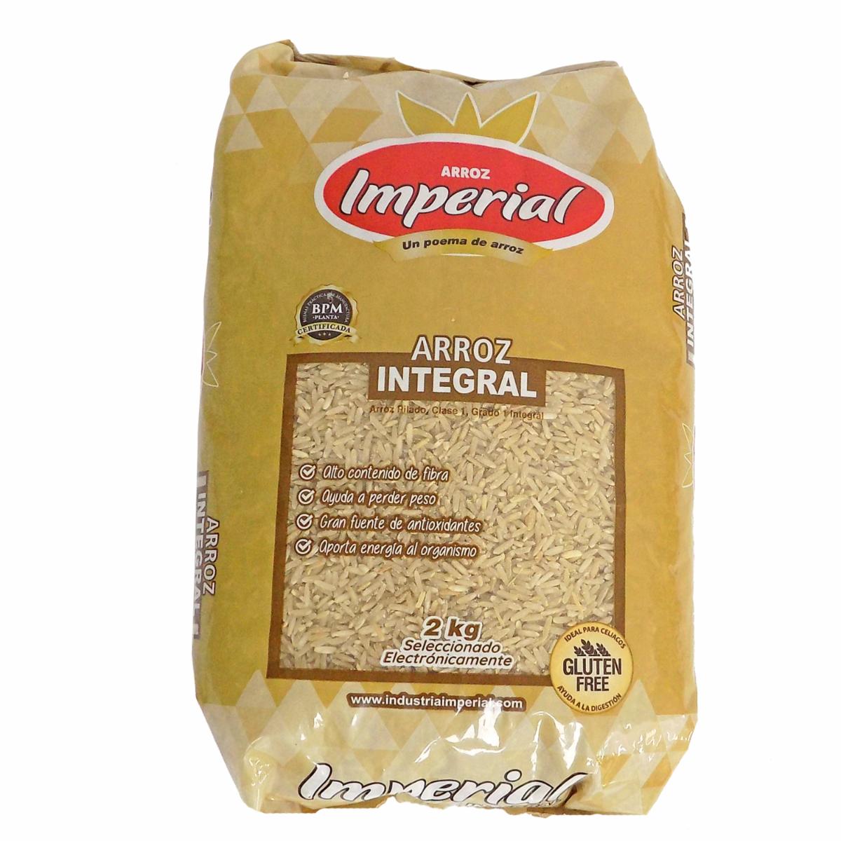 Arroz Integral Libre De Gluten IMPERIAL 2 KG - Supermaxi