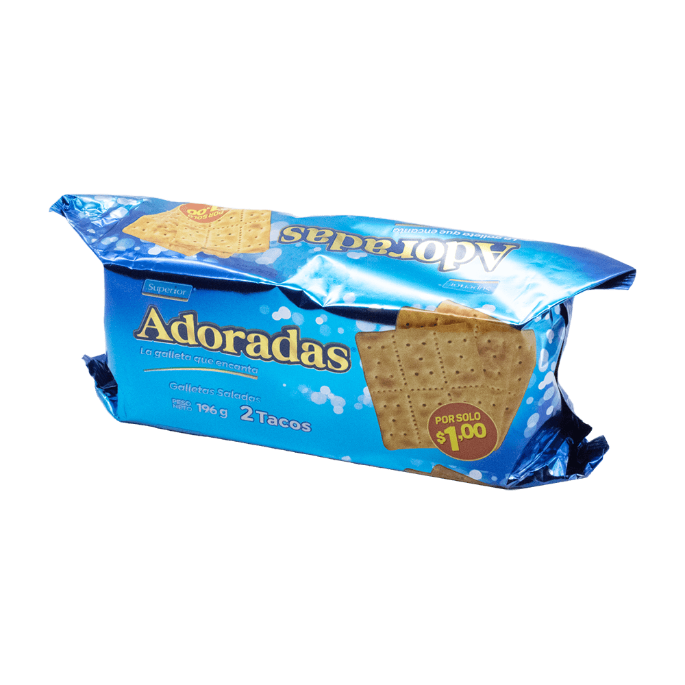 Galletas De Sal Crocantes ADORADAS 196 G - Supermaxi