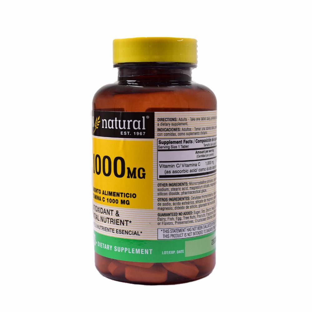 Vitamina C Tabletas 1000 Mg MASON NATURAL 100 Uds - Supermaxi