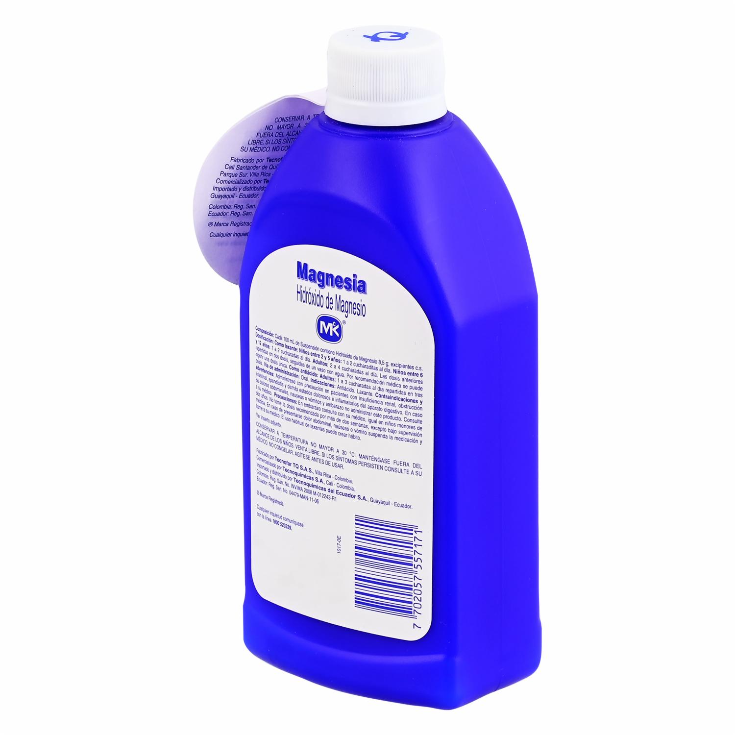 Magnesia Tradicional MK Frasco - Supermaxi