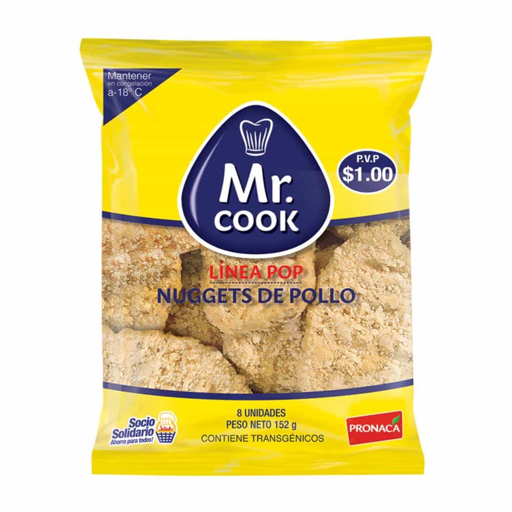 Nuggets De Pollo Línea POP MR. COOK 152 G - Supermaxi
