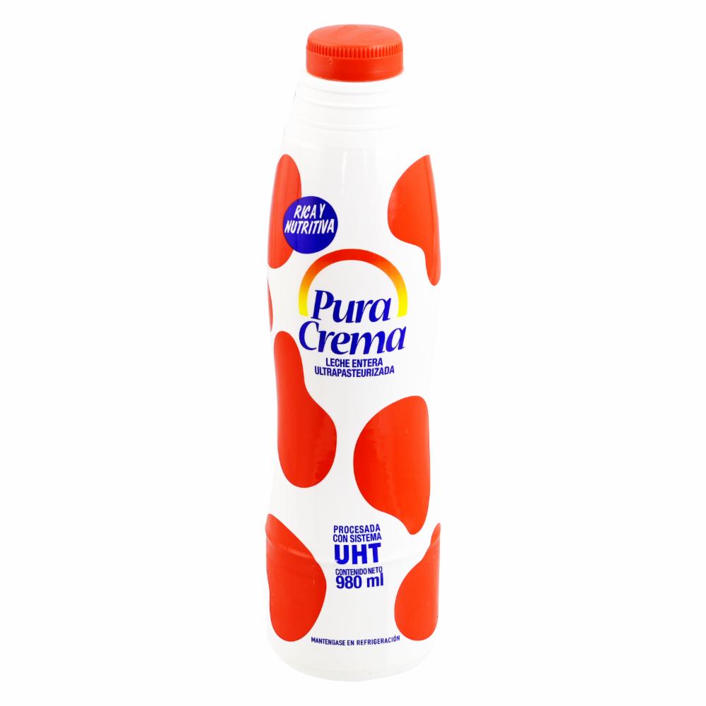 Leche Entera Ultra Pasteurizada PURA CREMA 980 ml - Supermaxi