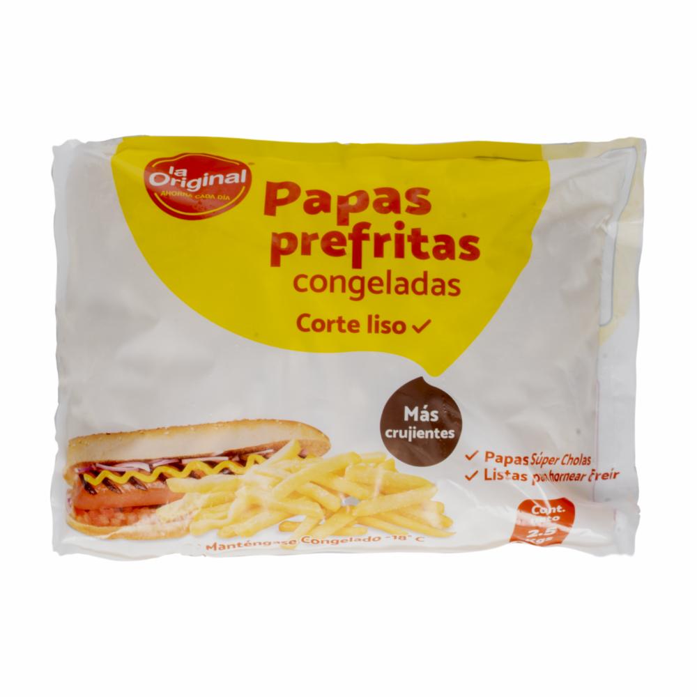 Papas Congeladas Prefritas Corte Liso LA ORIGINAL 2.50 Kg - Supermaxi