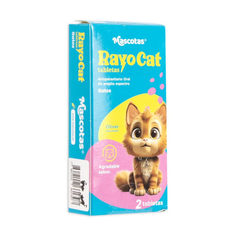 Antiparasitario Para Mascotas Para Gatos Interno RAYO CAT X 2 Uds - Supermaxi