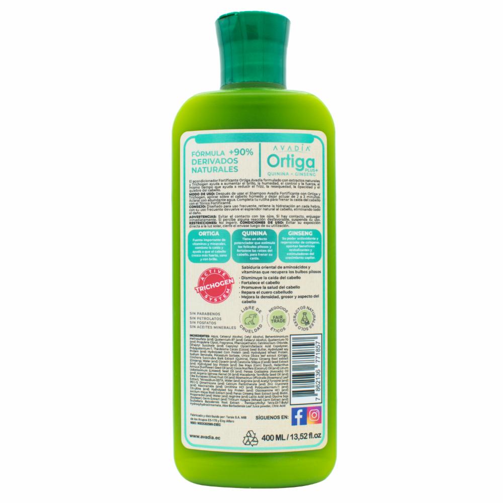 Acondicionador De Cabello Ortiga Plus Anticaída Fortificante Con ...