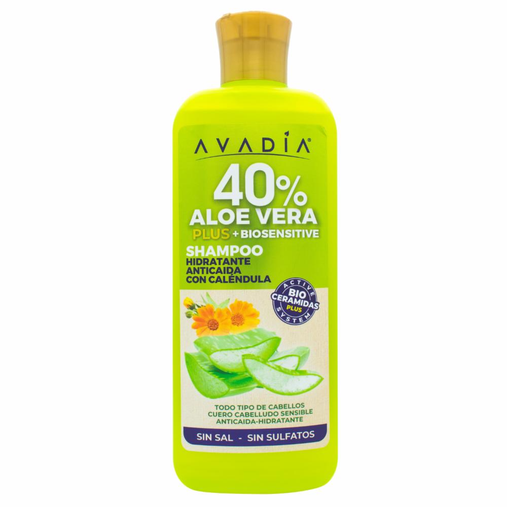 Shampoo Para Cabello Ortiga Plus Anticaída Biosensitive 40% Aloe Y Caléndula AVADÍA 400 Ml ...