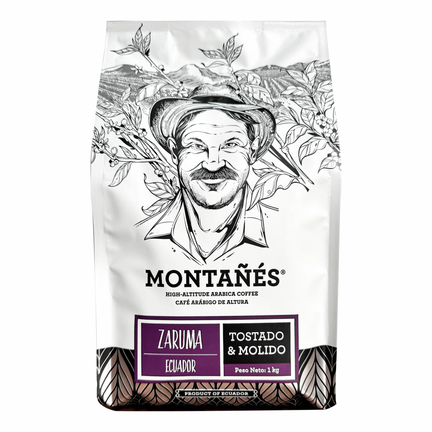 Café Tostado & Molido Zaruma MONTAÑÉS 1 Kg - Supermaxi