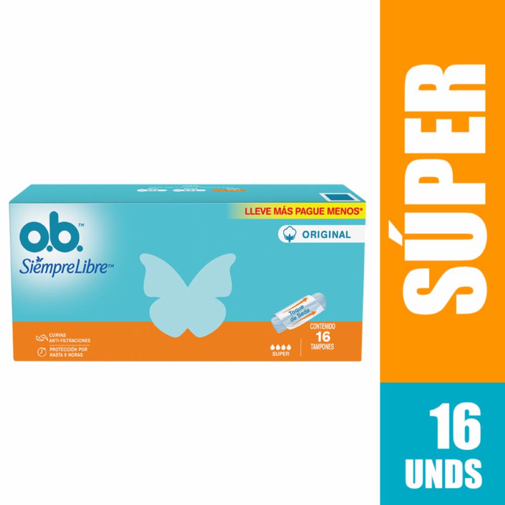 Tampón Original Súper O.B. 16 U - Supermaxi