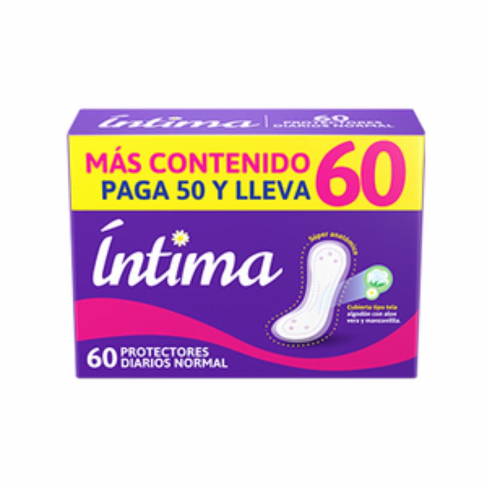 Protectores Diarios Íntimos INTIMA 60 Unidades - Supermaxi