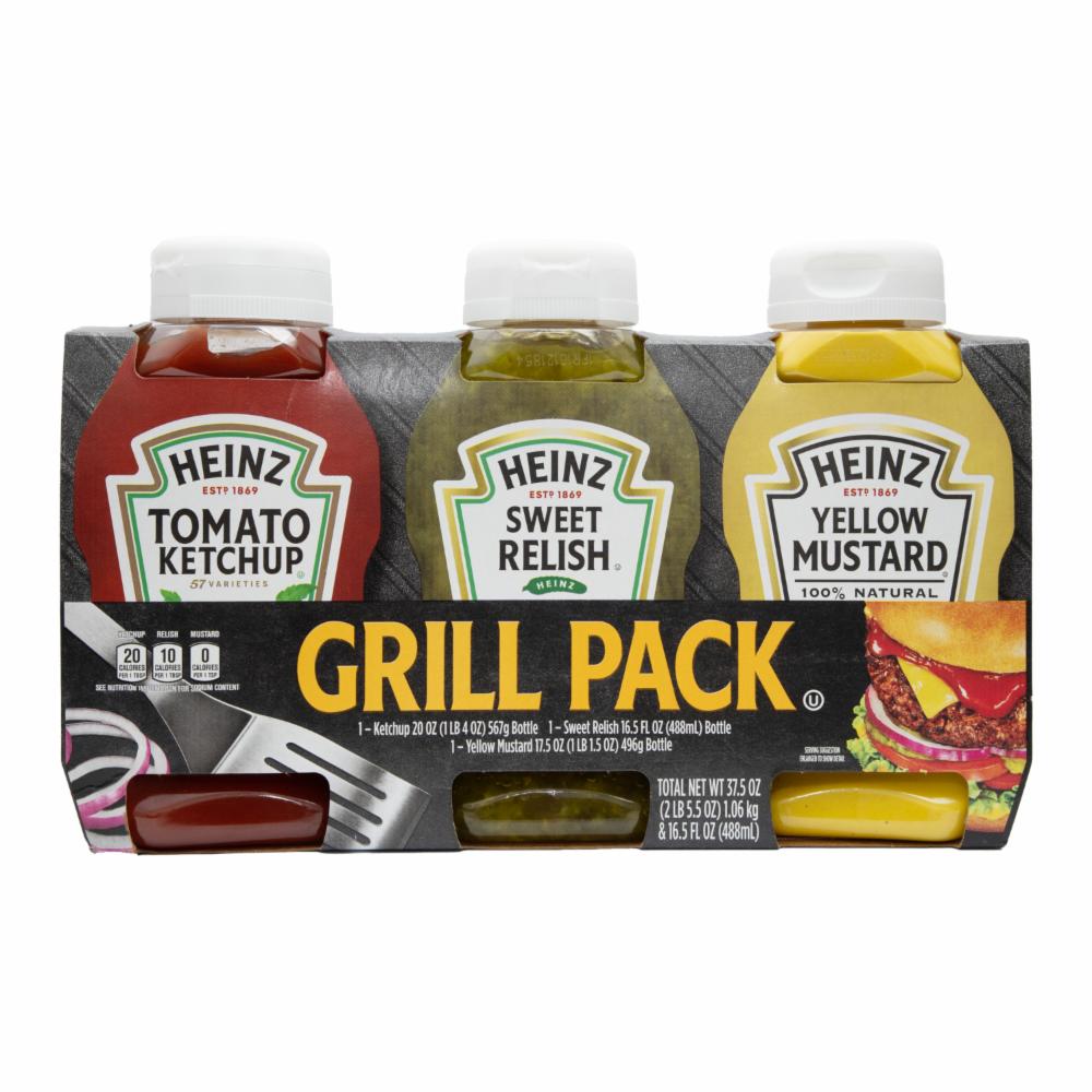 Salsas Pack Para Picnic HEINZ 3 X 516.67 G - Supermaxi