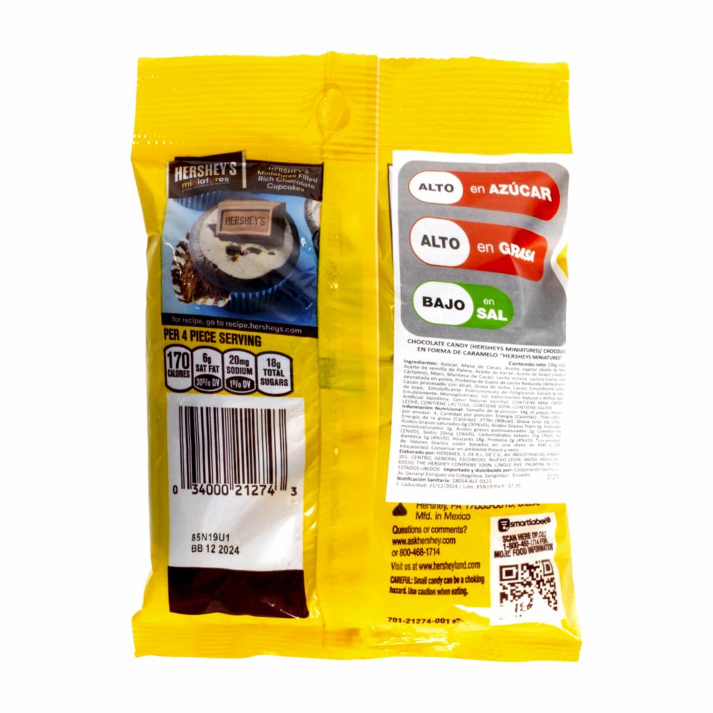 Chocolate Miniaturas Sabores Surtidos HERSHEY´S 136 G - Supermaxi
