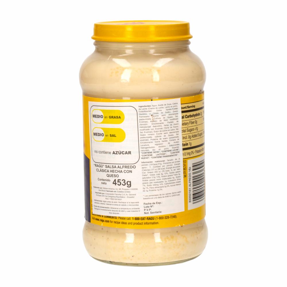 Salsa Alfredo Clásica RAGU 453 G - Supermaxi
