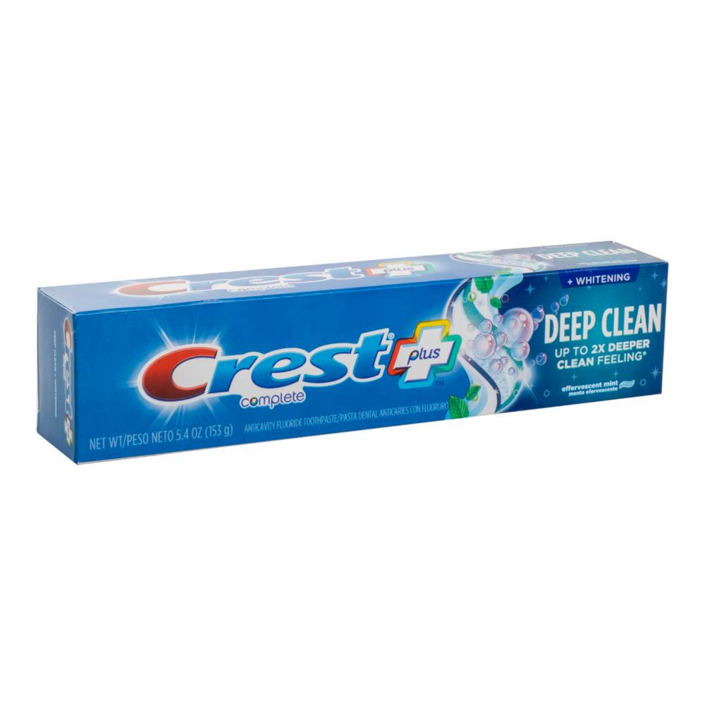 Crema Dental Complete Whitening & Deep Clean CREST 153 G - Supermaxi