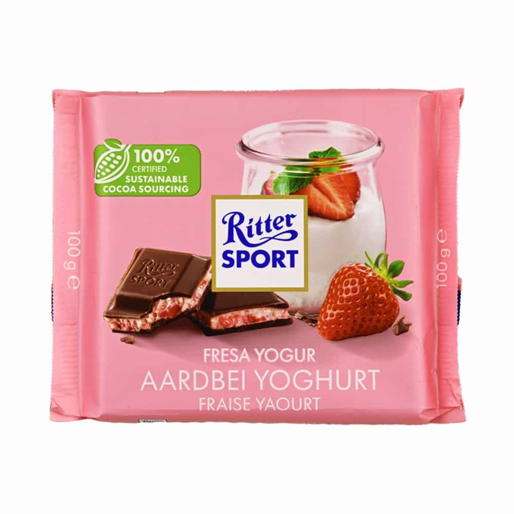 Chocolate De Fresa Y Yogurt RITTER 100 G - Supermaxi