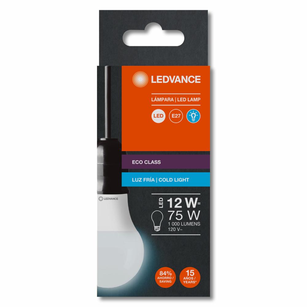 Foco Led Eco Class A75 12W E27 LEDVANCE Luz Fría - Supermaxi