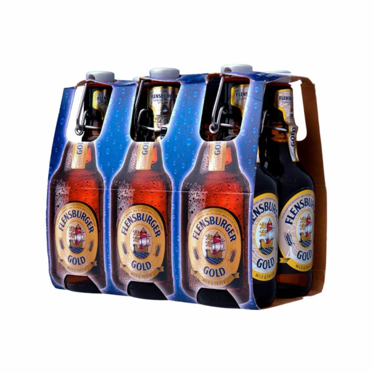 Cerveza Gold FLENSBURGER 6 X 330 Ml - Supermaxi