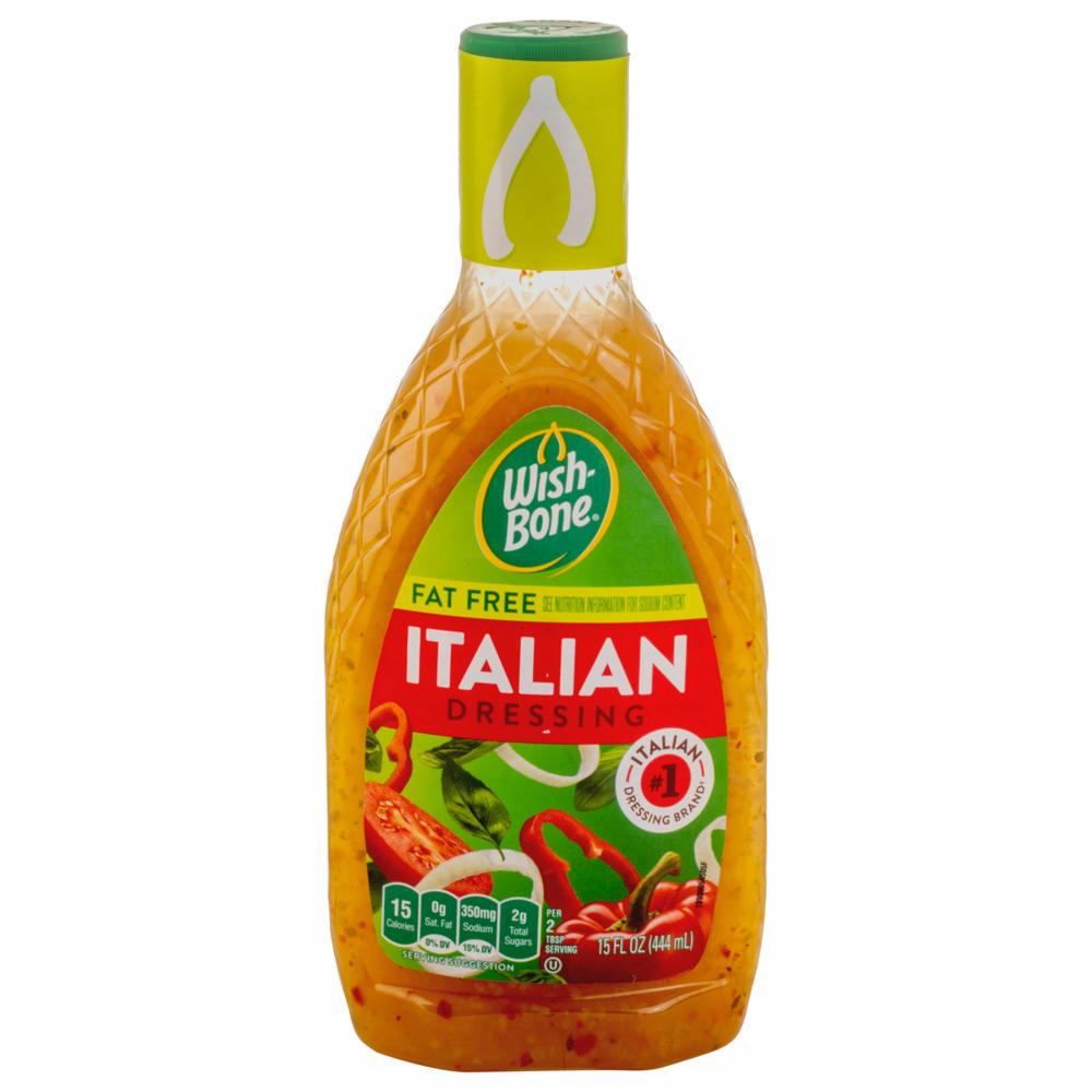 Aderezo Italiano Libre De Grasa WISH BONE 444 ml - Supermaxi