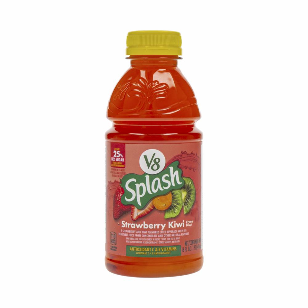 Bebida Splash Strawberry Kiwi V8 Pet 473 Ml - Supermaxi