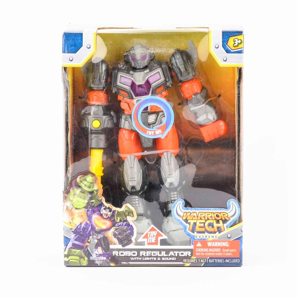 Robot Gris Con Luz HAPPY LINE Y Sonido - Supermaxi