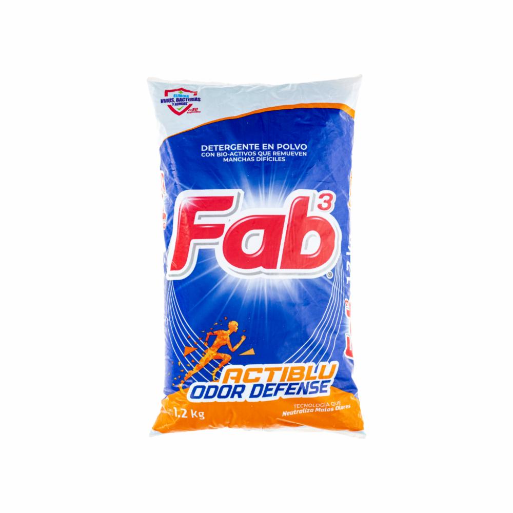 Detergente En Polvo Actiblu Odor Defense FAB 1200 G - Supermaxi