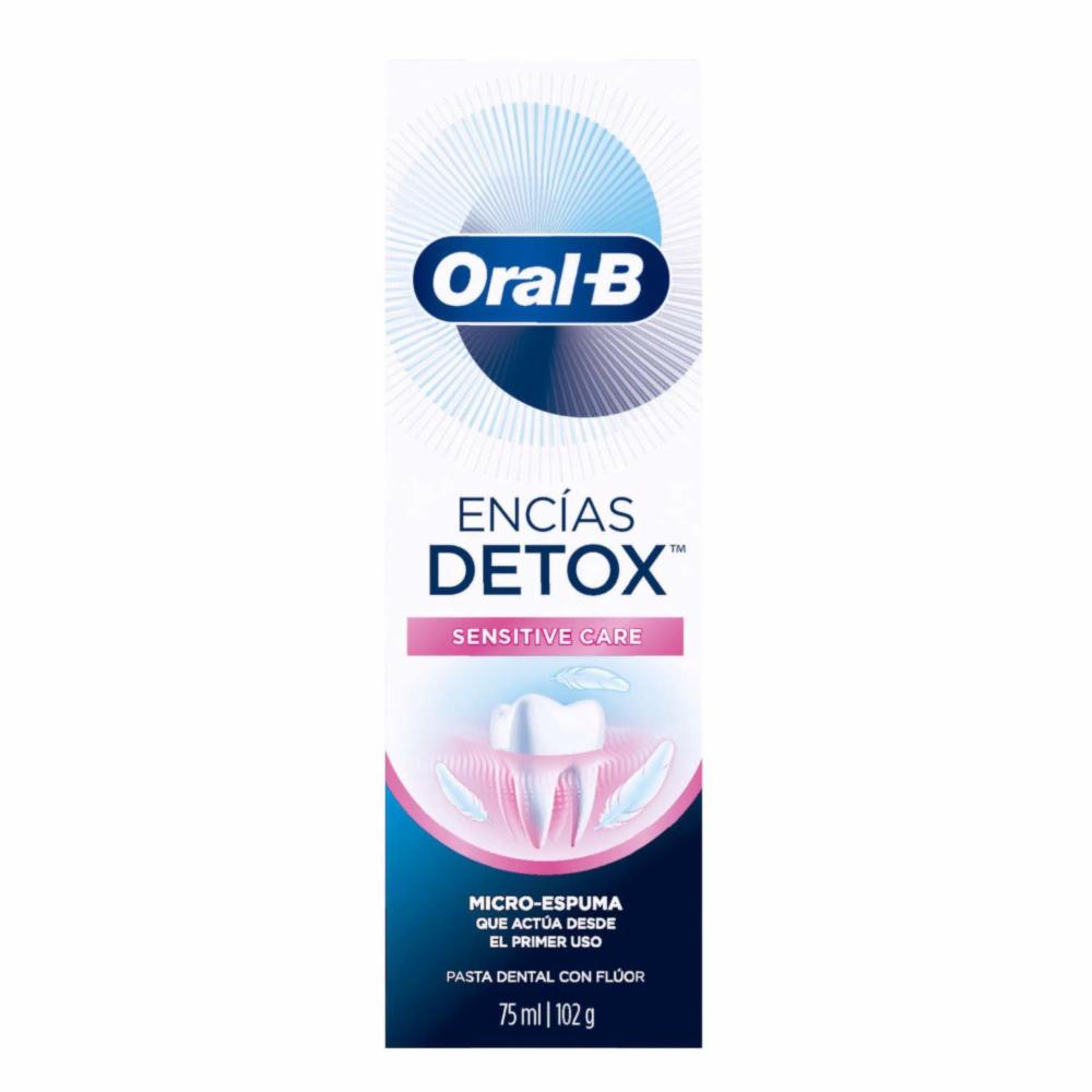 Crema Dental Detox Sensitive Care ORAL B 75 Ml - Supermaxi