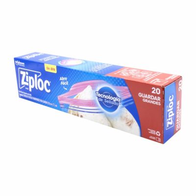 Bolsas Para Guardar Tamaño Grande ZIPLOC X 20 Uds - Supermaxi