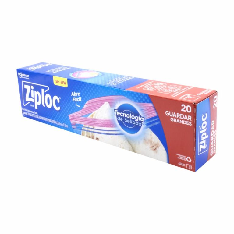 Bolsas Para Guardar Tamaño Grande ZIPLOC X 20 Uds - Supermaxi