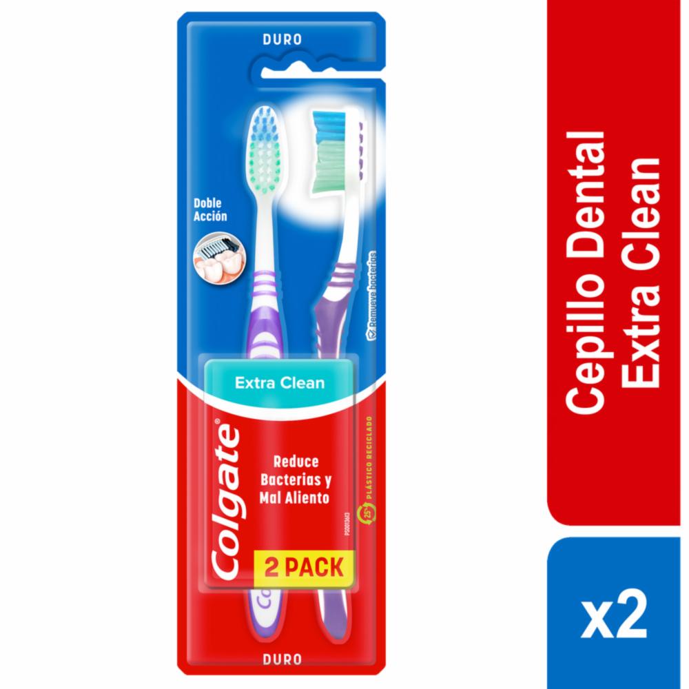 Cepillo Dental Extra Clean Cerdas Duras COLGATE 1X2 Unidades - Supermaxi