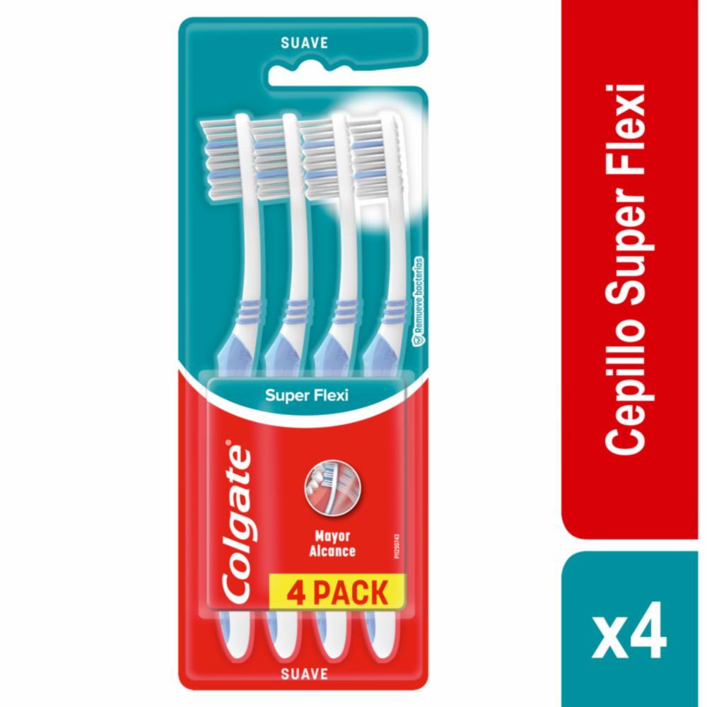 Cepillo Dental Súper Flexi COLGATE 1X4 Unidades - Supermaxi
