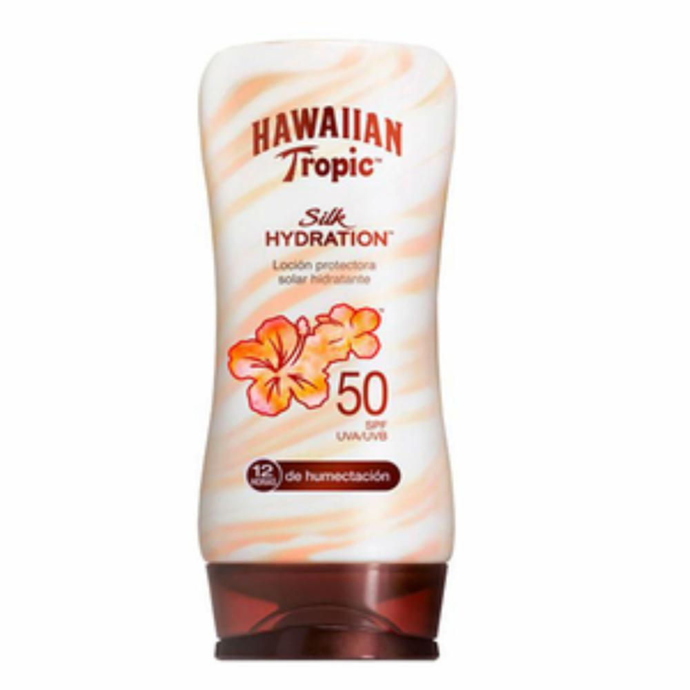 Bloqueador Solar Silk Hidration SPF 50 HAWAIIAN TROPIC 180 Ml - Supermaxi