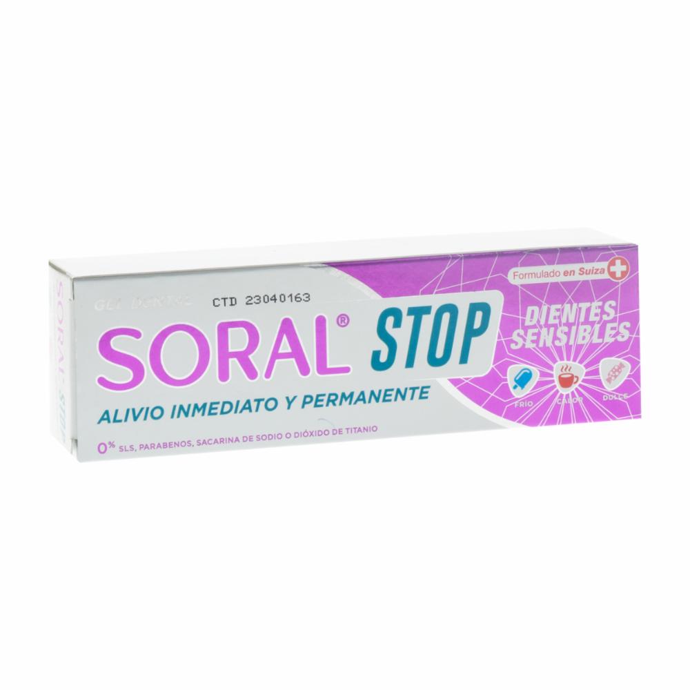 Gel Dental Stop Dientes Sensibles SORAL 98 G - Supermaxi