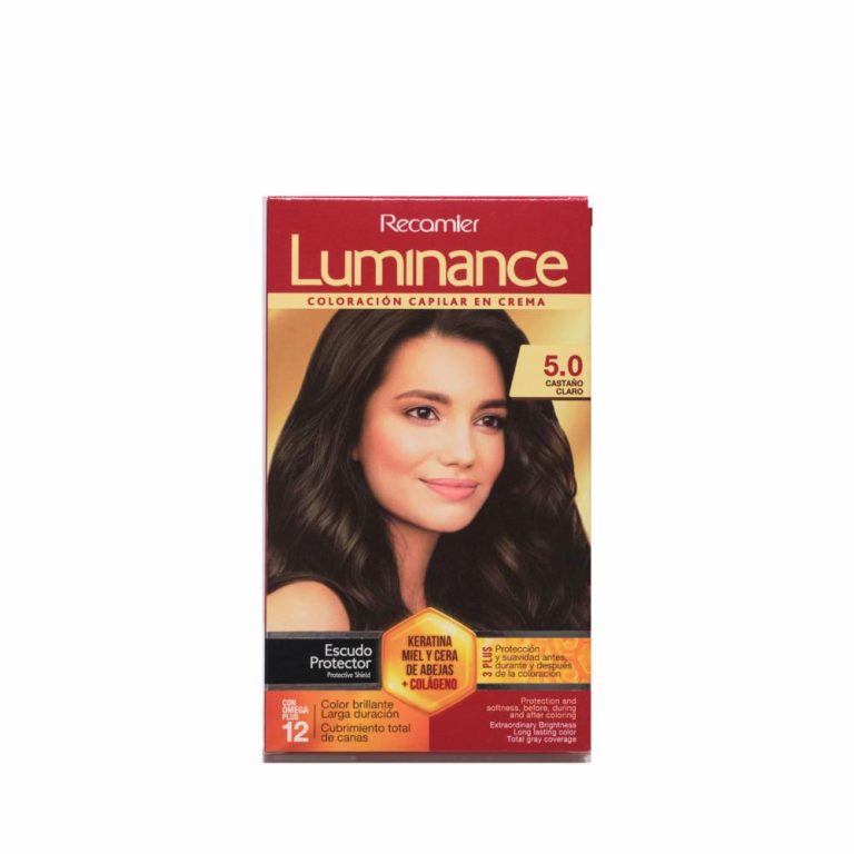 Tinte De Cabello Castaño Claro Doble Tubo 5 LUMINANCE Kit 2 X 60 G ...