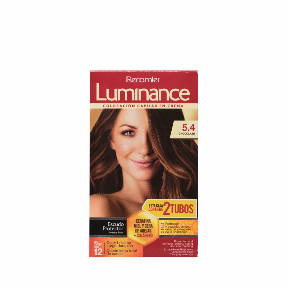 Tinte De Cabello Chocolate Doble Tubo 5.4 LUMINANCE Kit 2 X 60 G ...