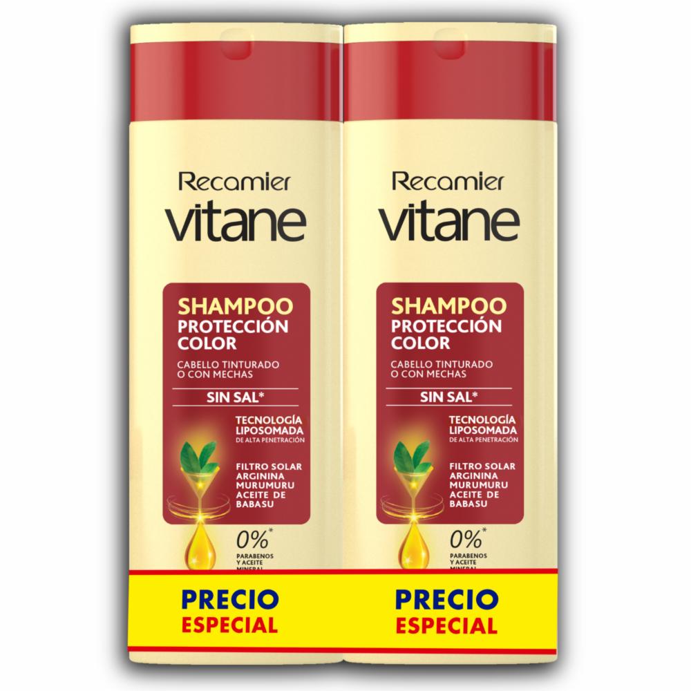 Shampoo Para Cabello Inner Pack Color Safe VITANE 2 X 400 Ml - Supermaxi