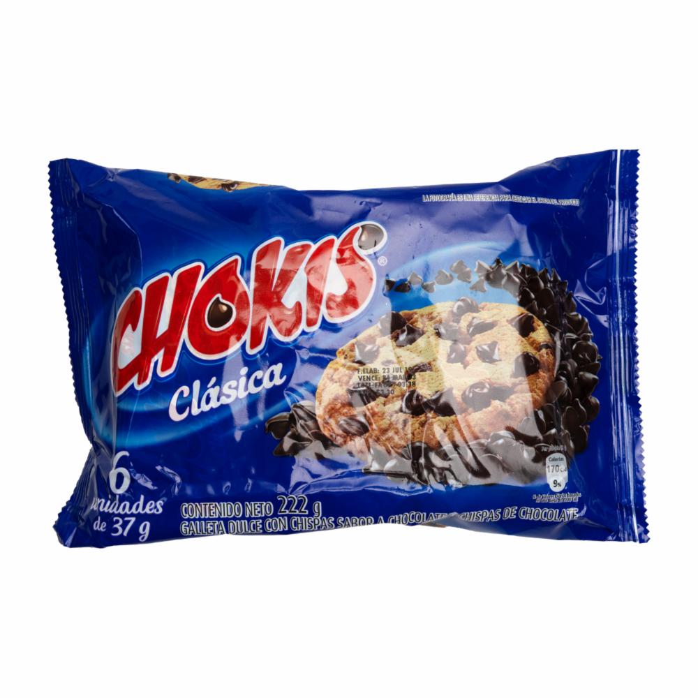 Galletas Clásica Con Chispas De Chocolate CHOKIS 222 G - Supermaxi