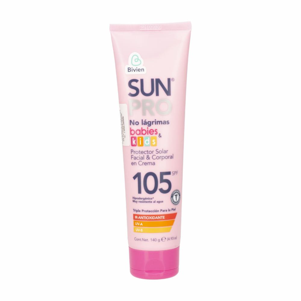 Protector Solar Infantil Babies & Kids Spf105 SUN PRO 140 G - Supermaxi