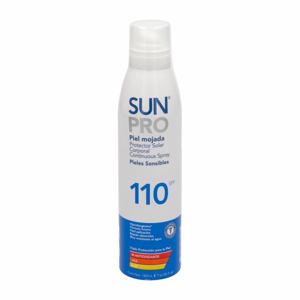 Protector Solar Corporal Contínuo Spray Spf110 SUN PRO 180 Ml - Supermaxi