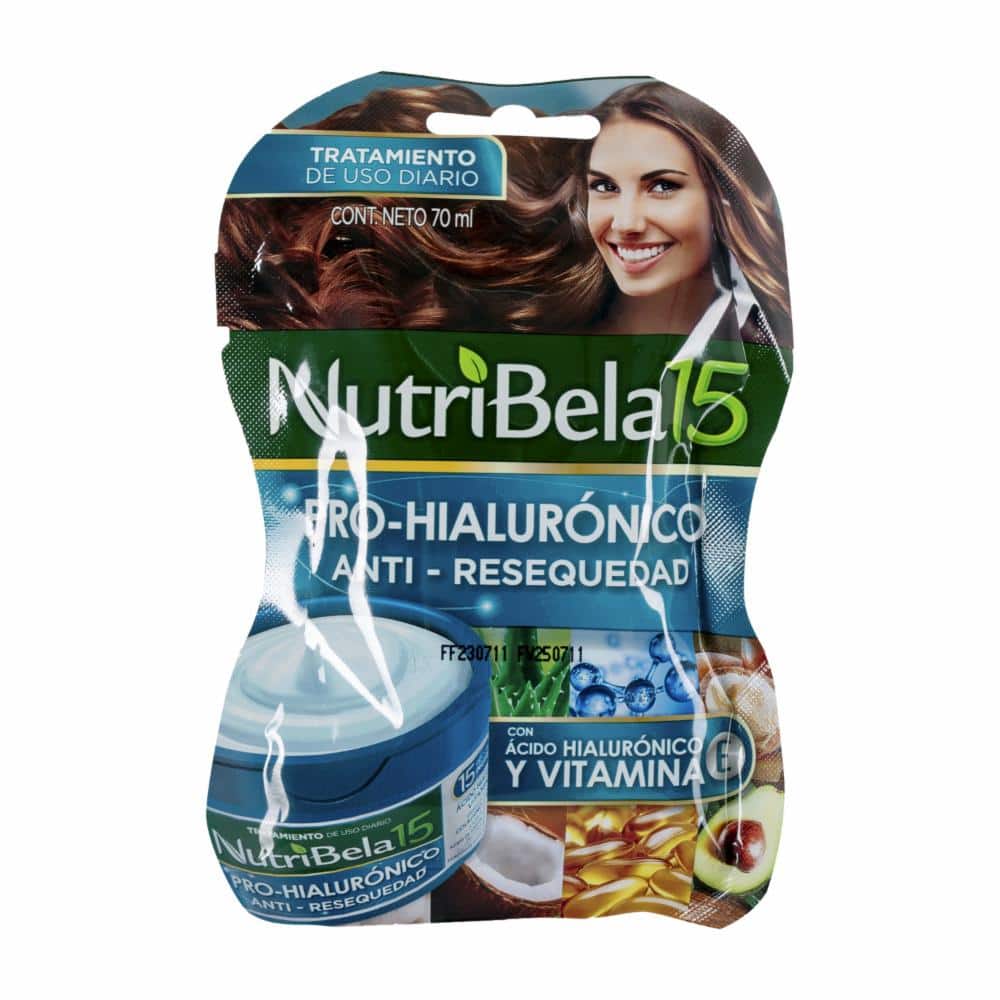 Tratamiento Capilar 15 Pro Hialuronico NUTRIBELA 10 70 Ml - Supermaxi