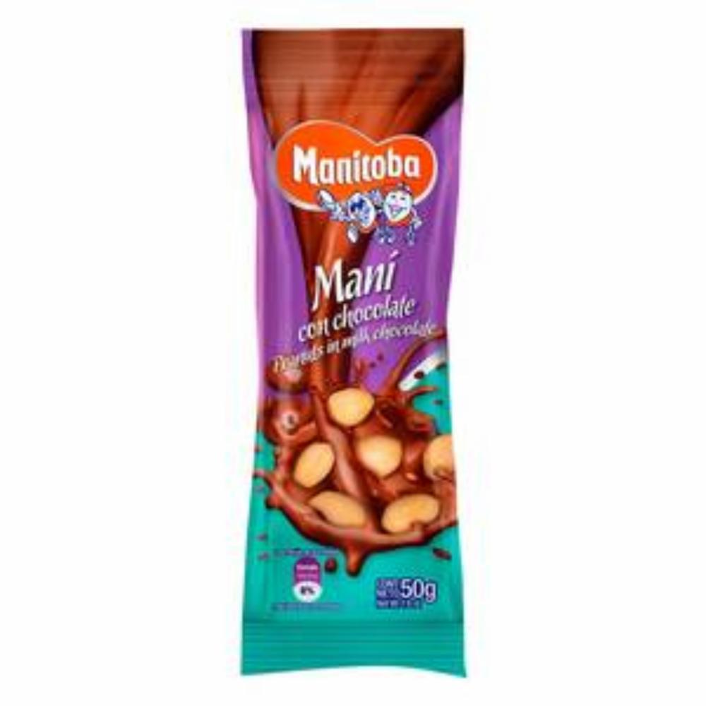 Chocolate Con Maní MANITOBA 50 g - Supermaxi