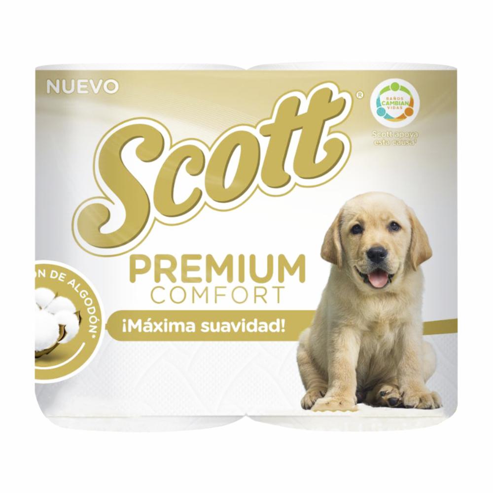 Papel Higiénico Premium Comfort SCOTT 4 X 24,80 M - Supermaxi