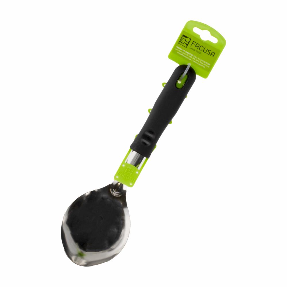 Cucharon Chico Mango Plástico Color Negro FACUSA Unidad - Supermaxi