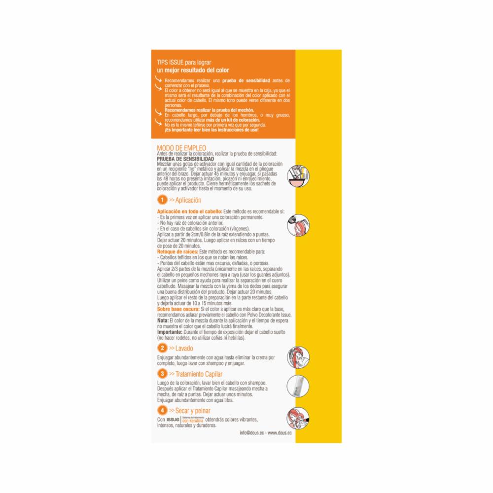 Tinte De Cabello Keratin Color N° 5 Castaño Claro ISSUE 1 Kit - Supermaxi