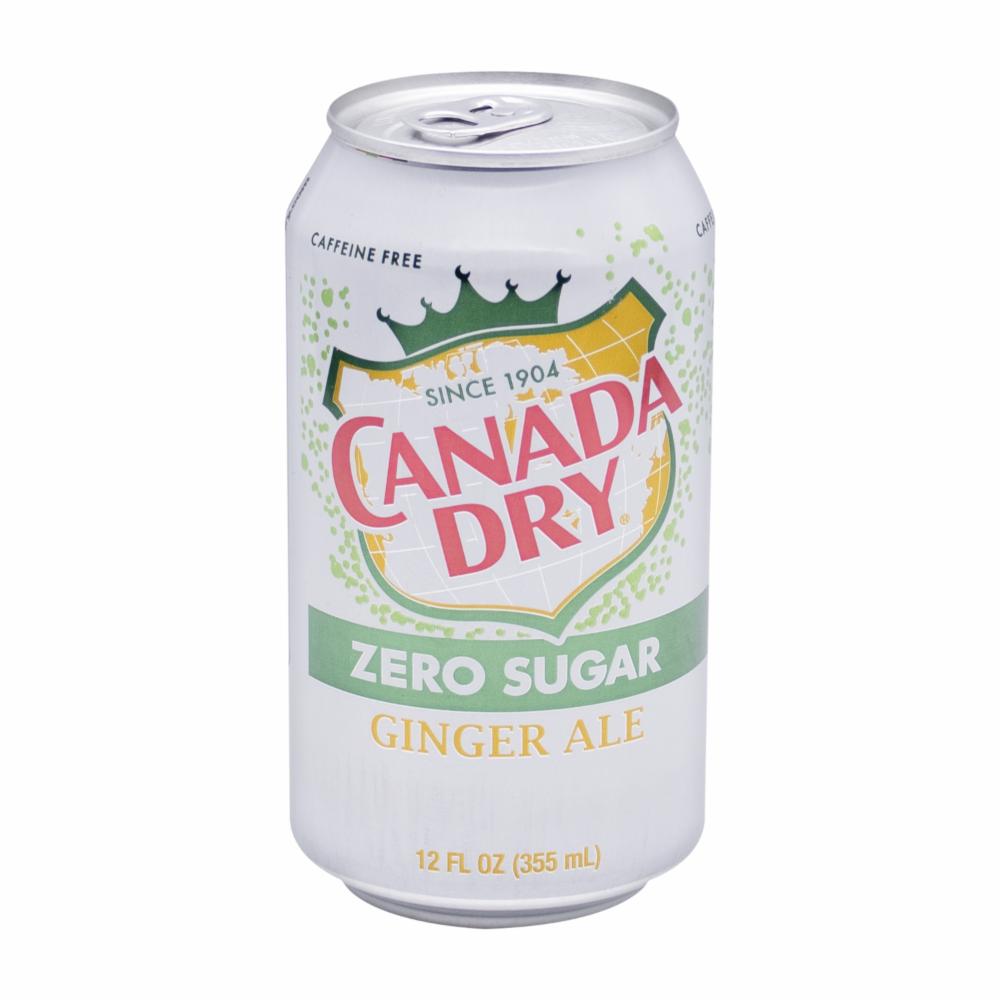 Bebida Gaseosa Ginger Ale Sin Azúcar CANADA DRY 355 Ml - Supermaxi