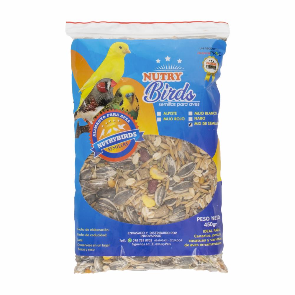 Alimento Para Aves Mix Semillas Y Granos NUTRYBIRDS 450 G - Supermaxi