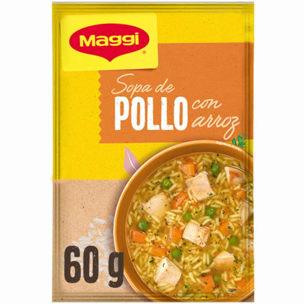 Sopa Instantáneas De Pollo Con Arroz MAGGI 60 G - Supermaxi