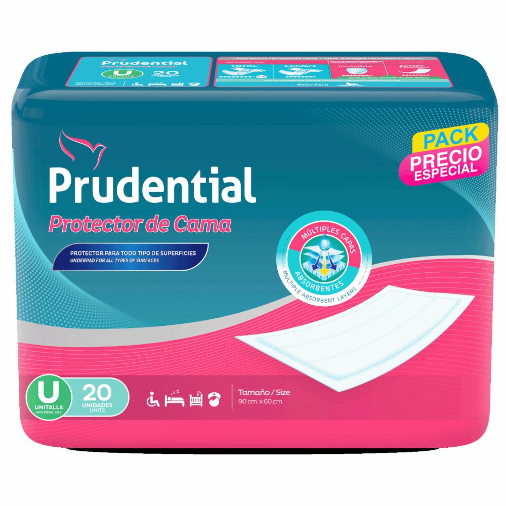 Protectores De Cama Absorbentes PRUDENTIAL X 20 Uds - Supermaxi